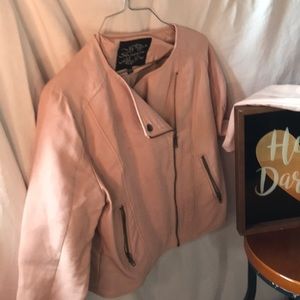 Jackets & Coats | Rose Pink Biker Jacket | Poshmark